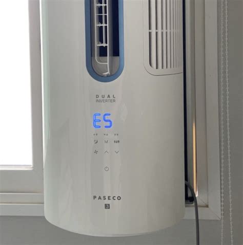 파세코 창문형에어컨3 에러 E5 물샘고장 에러fl As수리 후기 네이버 블로그