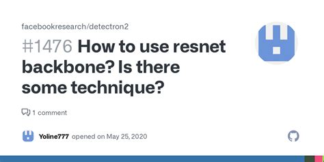how to use resnet backbone is there some technique · issue 1476