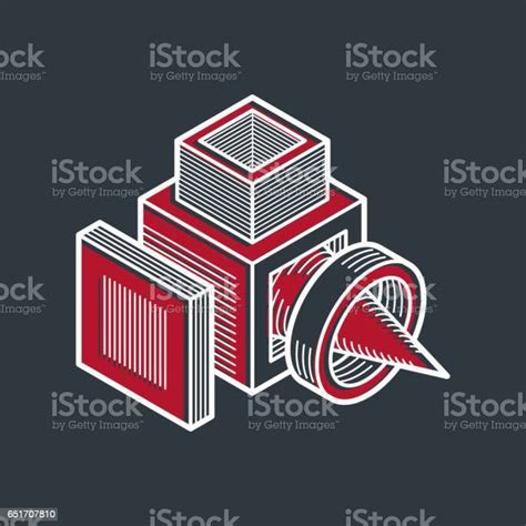 벡터 추상 3d 기하학적 모양 다각형 그림 0명에 대한 스톡 벡터 아트 및 기타 이미지 0명 3차원 형태 기하 Istock