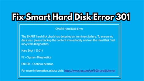 How To Disable Smart Hard Disk Error 301 On Your Hp Laptop Izoate