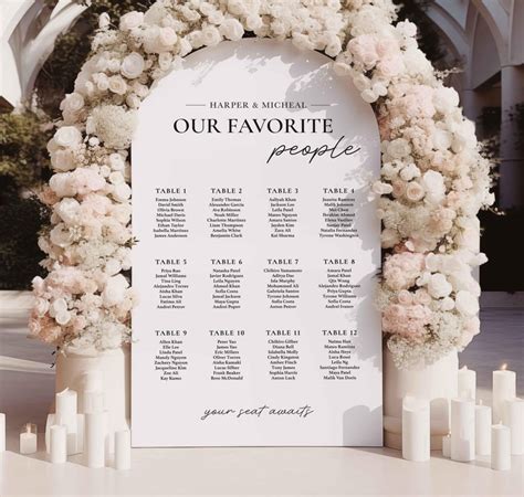 Unique Wedding Seating Chart Ideas Archives