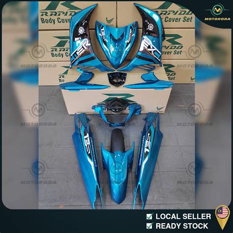 Rapido Cover Set Assembly Lc135 V4 V5 V6 V7 Exciter 4 King Sticker Tanam Shopee Malaysia