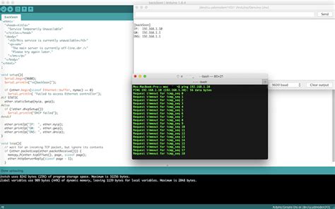 Arduino Uno Can T Ping ENC28J60 Ethernet Shield Networking Protocols