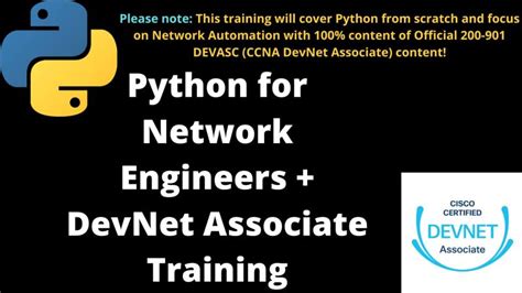 Python Pythonprogramminglanguage Training Networking Network Engineers Certification