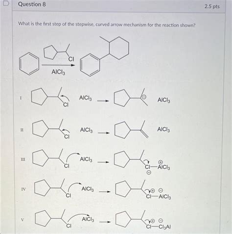 Solved D Question Pts What Is The First Step Of The Chegg