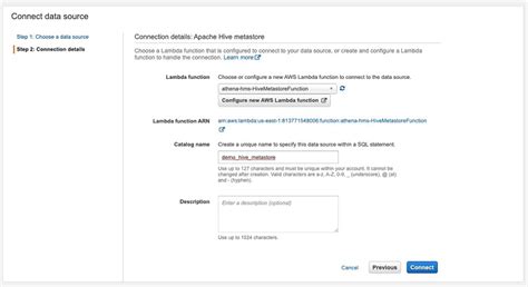 Accessing And Visualizing External Tables In An Apache Hive Metastore With Amazon Athena And