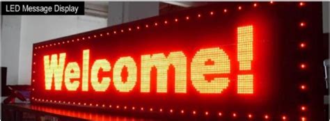 Scrolling Message LED Display At Square Feet In Chandigarh ID