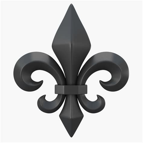 3d Model Fleur Lis