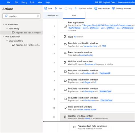 Create An Sap Desktop Flow By Using Power Automate Desktop Power