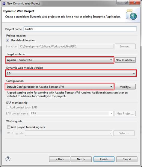 Technology For Human Jsf 1 2 Hello World In Eclipse With Jsp Pages