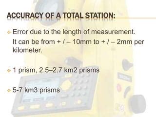 Total Station And Its Application In Sur Pptx
