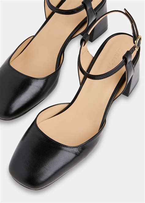 Black Matilda Block Heel Shoe Whistles Whistles Uk