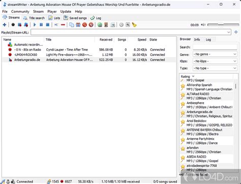 Streamwriter Screenshots