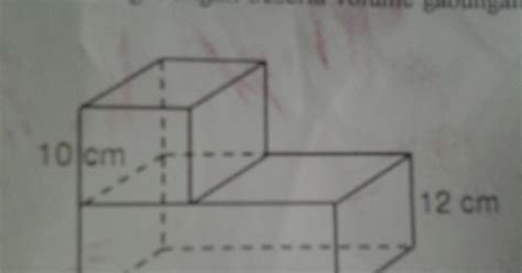 Cara Menghitung Volume Gabungan Bangun Ruang Volume Bangun Gabungan