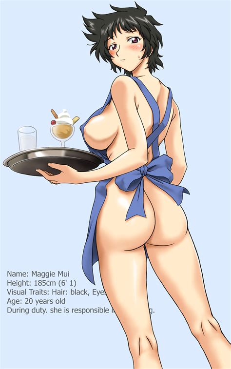 Rule 34 Apron Maggie Mui Medium Breasts Naked Apron Read Or Die Ta152 Graf Zeppelin Tagme