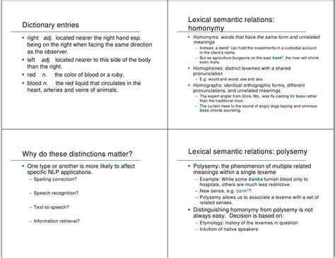 Lexical Semantics Wsd1