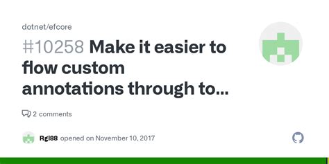 Make It Easier To Flow Custom Annotations Through To Migrations · Issue
