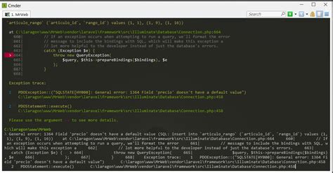 Error Con El Seed En Laravel 56 Stack Overflow En Español