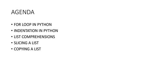 Part 3 Python Tutorial For Loop In Python With Examples Ppt