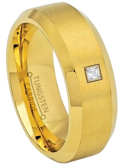 Tungsten Diamond Rings