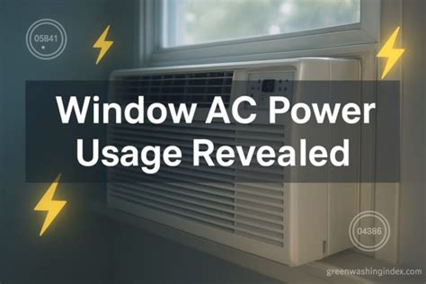 How Many Watts Does A Window AC Use Complete Energy Guide