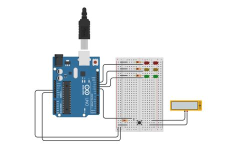 Circuit Design Arduino Controlled Led Traffic Light Simulation Tinkercad