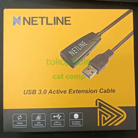 Jual Kabel Extension Active Meter Usb Netline Cable Extender Aktif Jakarta Pusat Cat