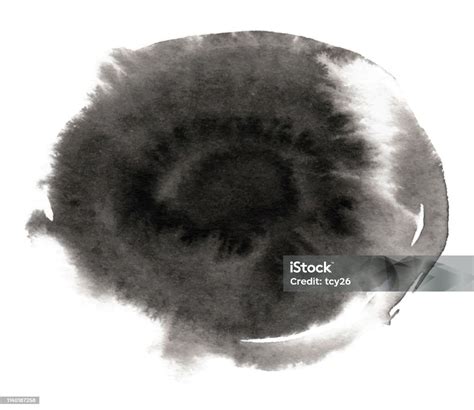 중국 잉크 마크 검정색 브러시 스트로크 자유형 그리기 벡터 일러스트입니다 흰색 배경에 고립입니다 눈 신체 부분에 대한 스톡 벡터 아트 및 기타 이미지 Istock