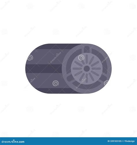 Electric Engine Showing Rotor Stator Winding Power Generation Concept Stock Vector