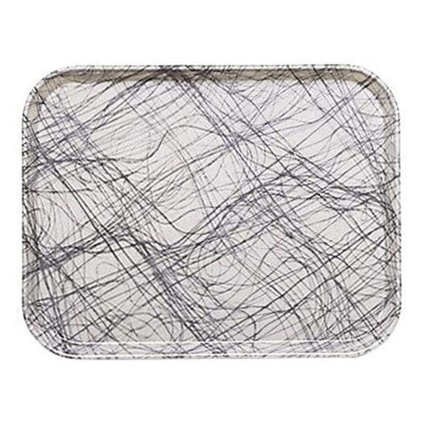 Cambro Rectangular Swirl Gray Camtray 8 34 X 15 Inch 12 Per Case