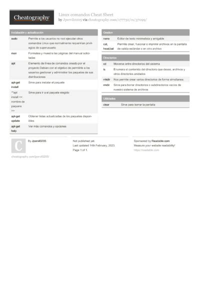 51 Ubuntu Cheat Sheets Cheat Sheets For Every Occasion