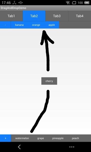 Github Kunkadraganddropbtwlayouts Perform Drag And Drop In Android Between Two Layouts