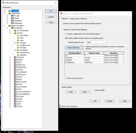 export to sdf unchecked box missing autodesk community