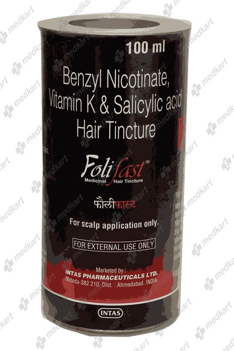 Folifast Hair Tinctur Solution 100 Ml View Price Combination And Alternatives Medkart