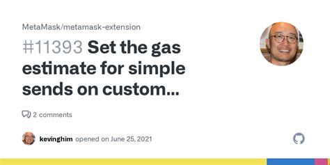 Set The Gas Estimate For Simple Sends On Custom Networks To The Result