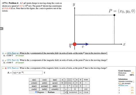 Solved Problem A μC point charge is moving Chegg