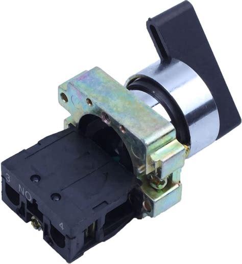 rotary encoder ac 240v 3a no spst black cap 2 position
