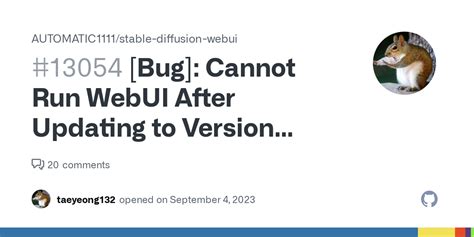 Bug Cannot Run Webui After Updating To Version On Ubuntu Cannot Locate Tcmalloc
