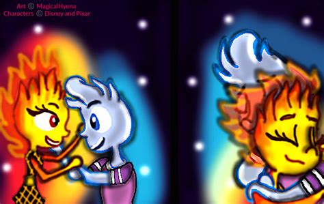 Ember And Wade By Magicalhyena Fanart On Deviantart