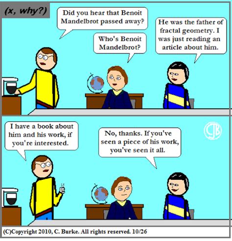 Benoit Mandelbrot Quotes Quotesgram