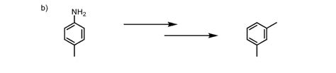 Solved How To Synthesize From P Toluidine To M Xylene