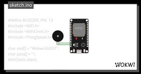 Buzzer Blynk Wokwi Esp32 Stm32 Arduino Simulator