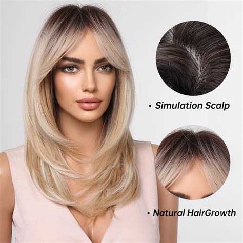 Perika Nova Blond Poluduga Prirodan Izgled Kose