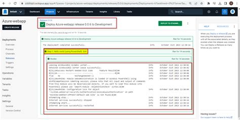 Cicd How Do I Use PowerShell Core With The Deploy An Azure App