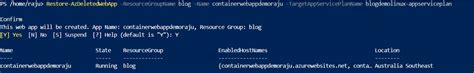how to restore your deleted azure app service