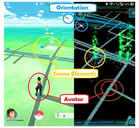 Pervasive Games Pokémongo Left And Ingress Right Both Games Share Download Scientific