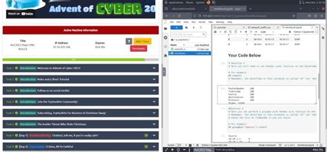 Adventofcyber Tryhackme Cybersecurity Python Security