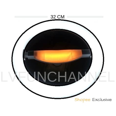 Jual Lampu Ringlight Ring Light Besar Led Orange Watt Indonesia Shopee Indonesia
