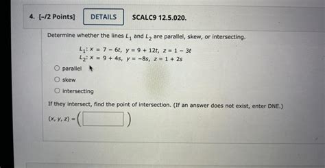solved determine whether the lines l1 and l2 are parallel