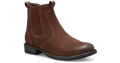 Eastland Daily Double Leather Chelsea Boot In Brown For Men Lyst